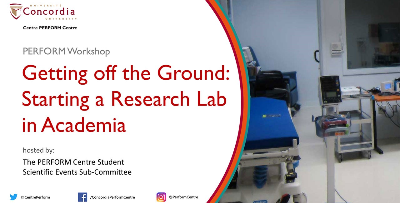 Getting off the ground: Starting a research lab in academia - Concordia ...