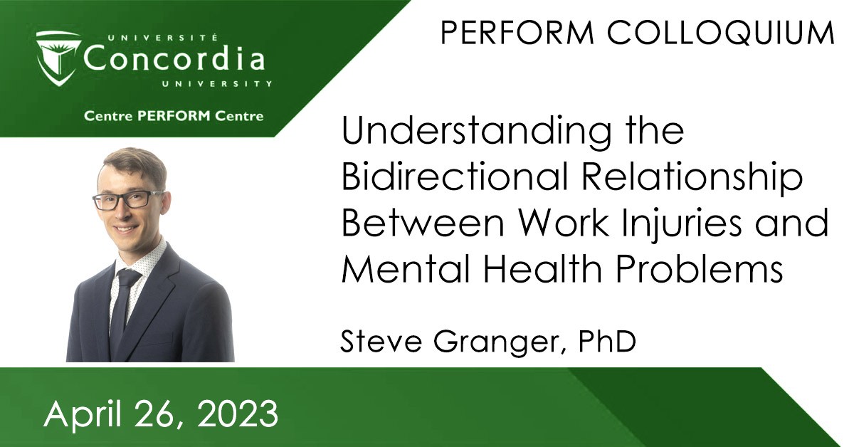 Understanding the Bidirectional Relationship Between Work Injuries and ...