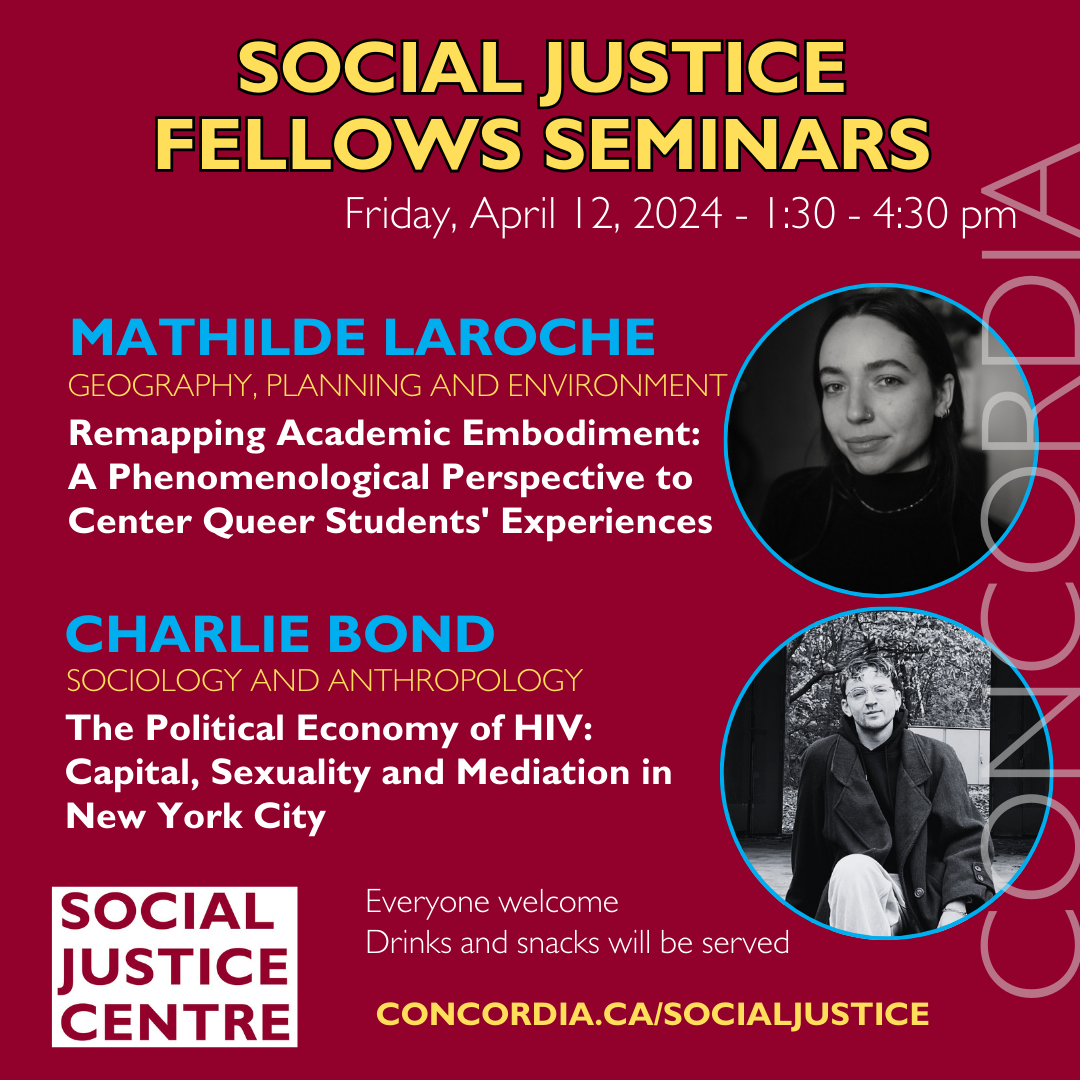 Social Justice Graduate Fellows Seminar - Concordia University