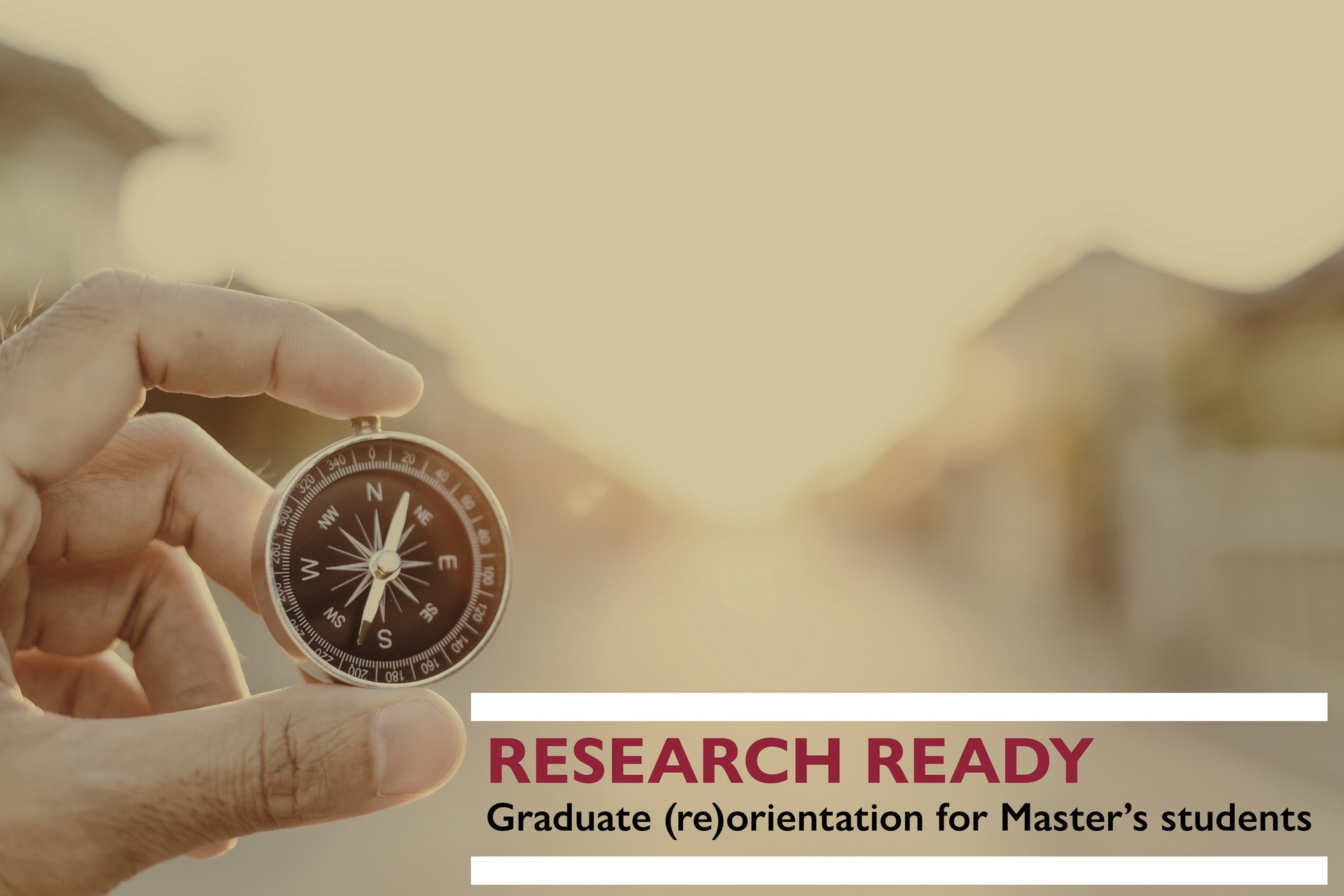 Research ready: Graduate (re)orientation for Master’s students ...