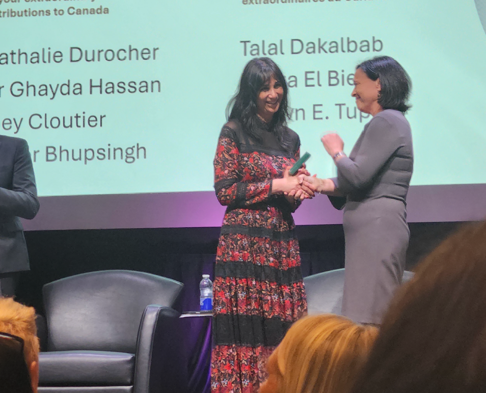 Ghayda Hassan awarded King Charles III Coronation Medal | News ...
