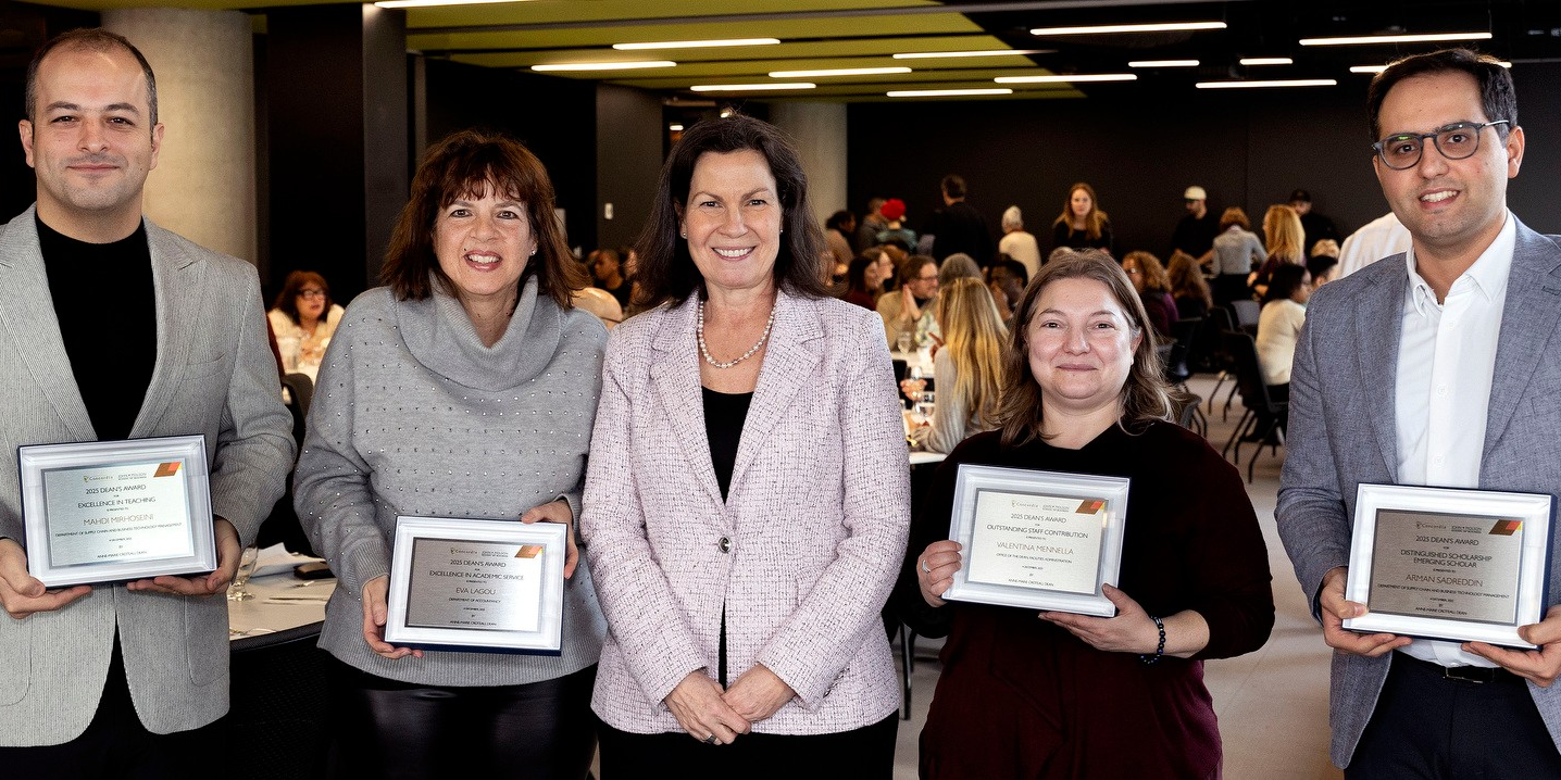 John Molson School Dean’s Awards celebrate excellence in teaching ...