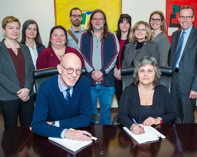 Concordia University Support Staff Union signs a new agreement with the ...