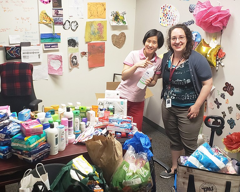 Concordia community comes together for Chez Doris collection drive ...