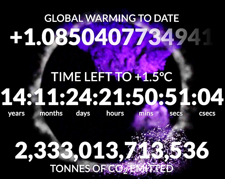 Concordia’s Climate Clock will update on December 12 — and time is ...