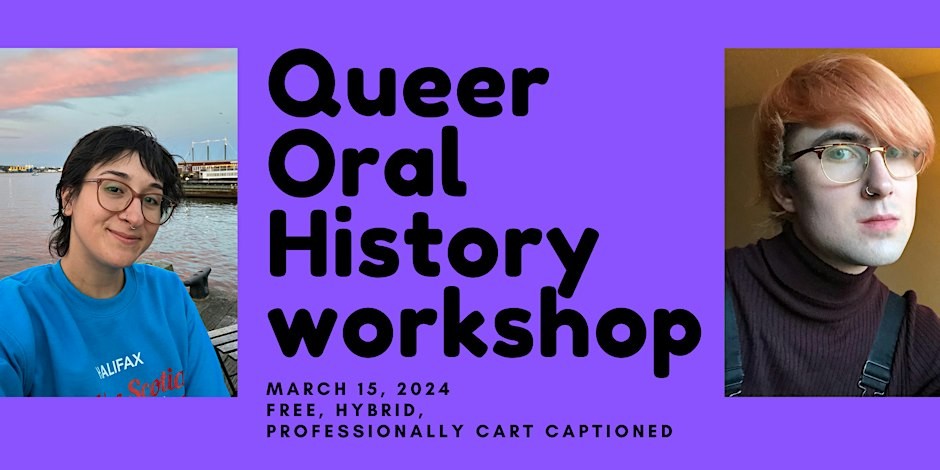 Queer Oral History | Events - Concordia University