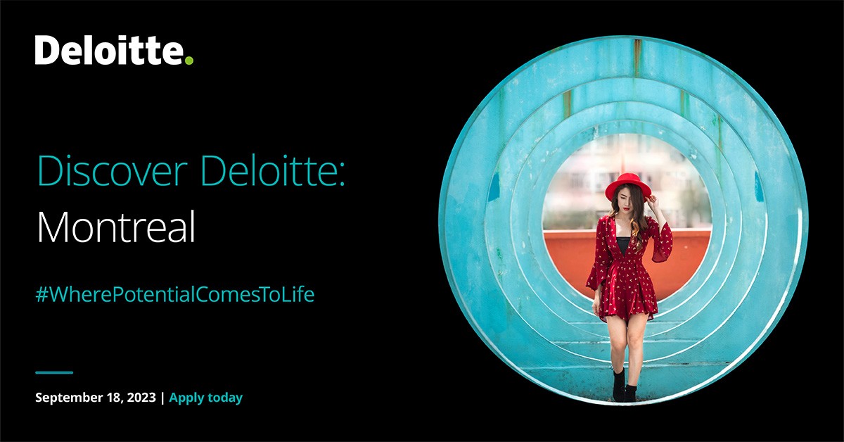 Apply for Discover Deloitte Montreal - Concordia University